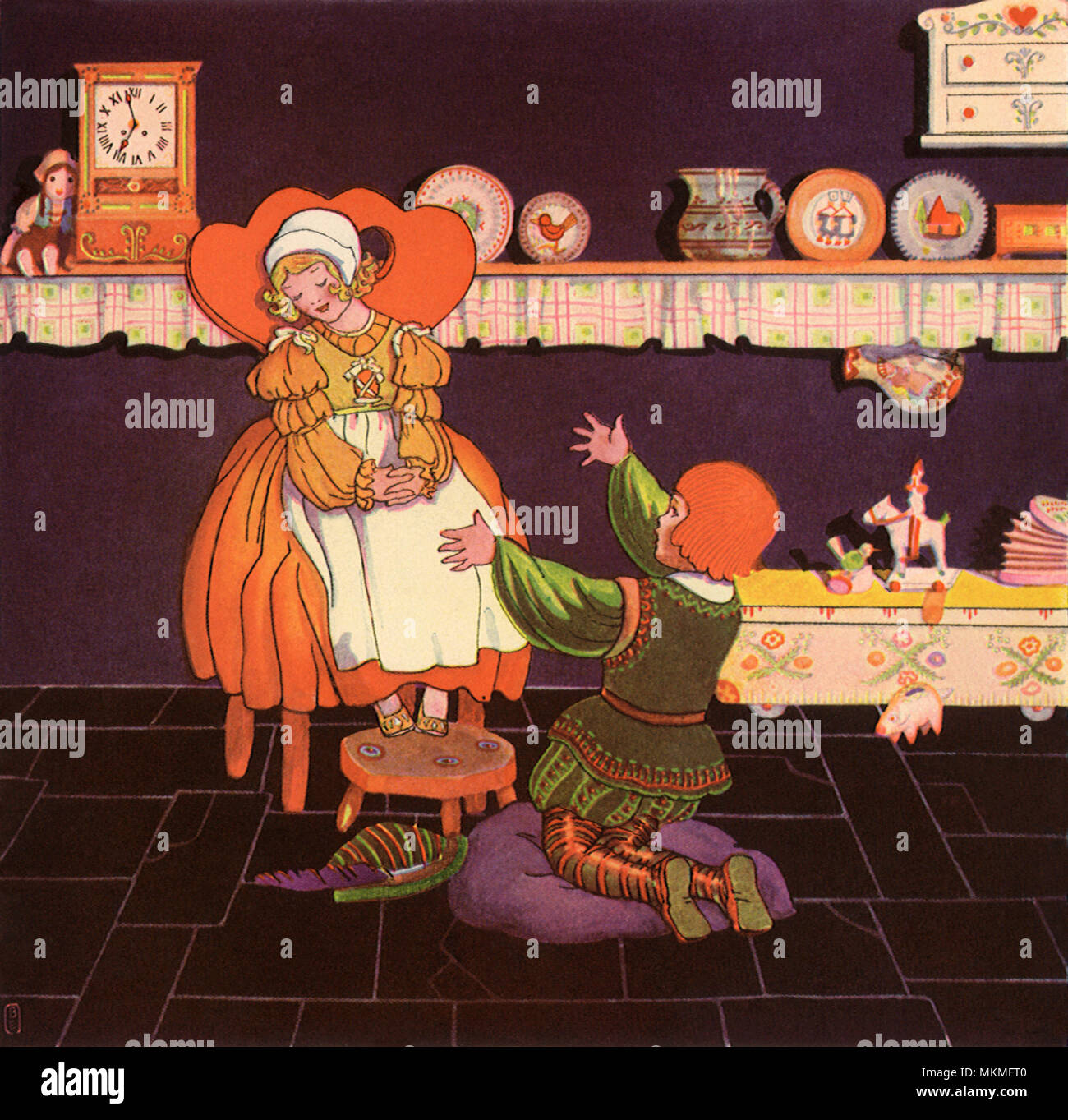 Dutch boy girl hi-res stock photography and images - Alamy