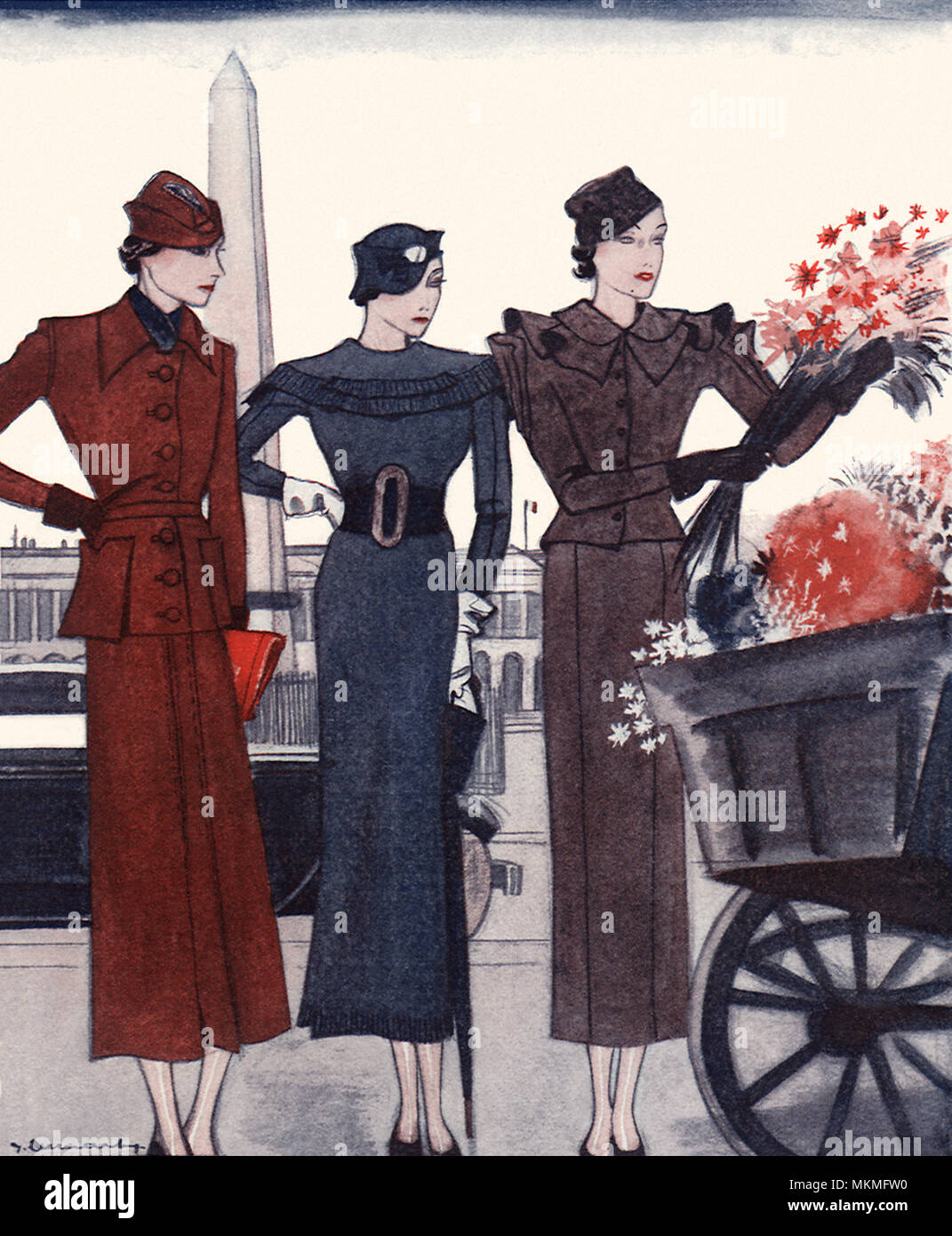 Nostalgia women hi-res stock photography and images - Alamy