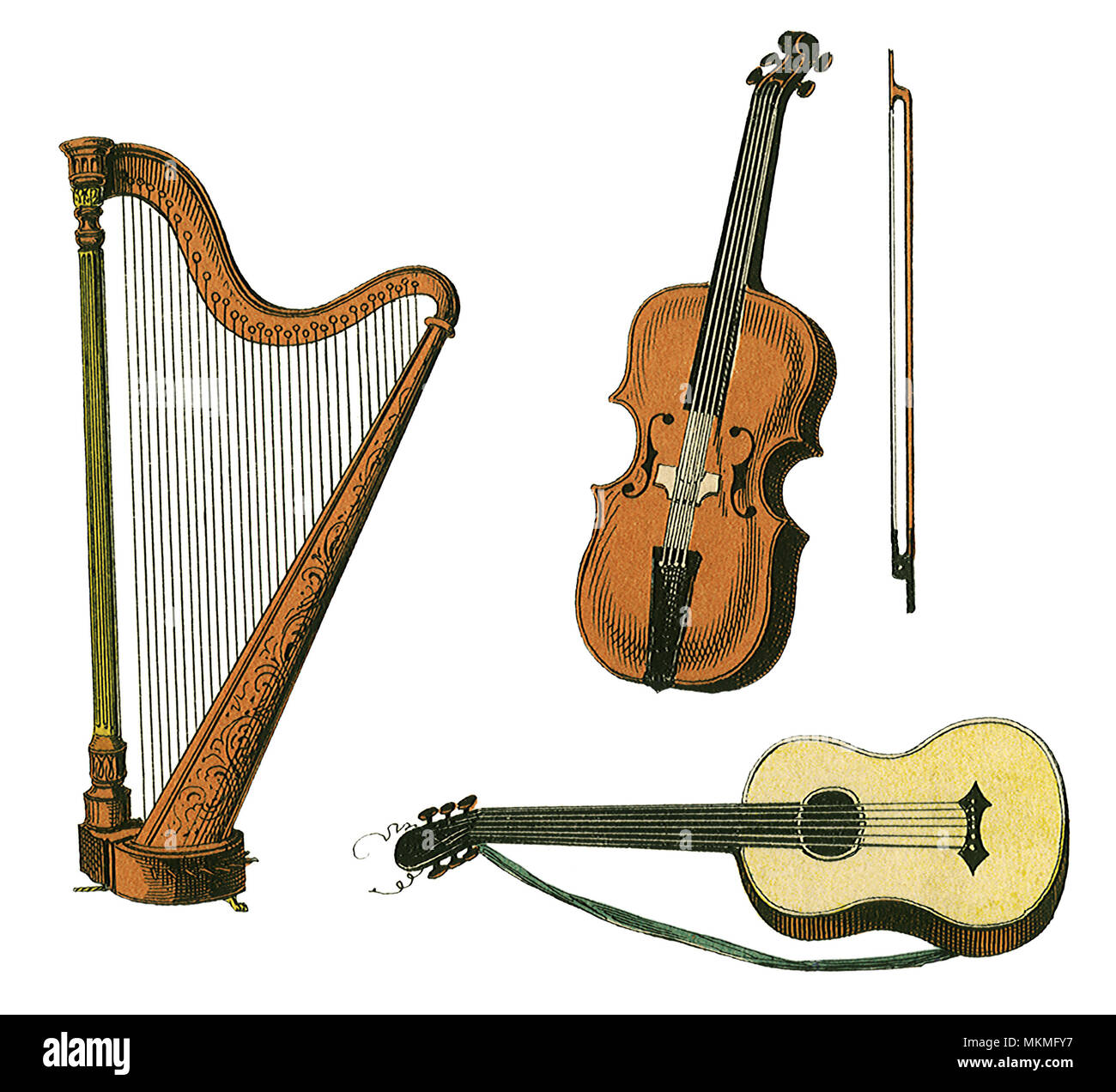Variety of Instruments Stock Photo - Alamy