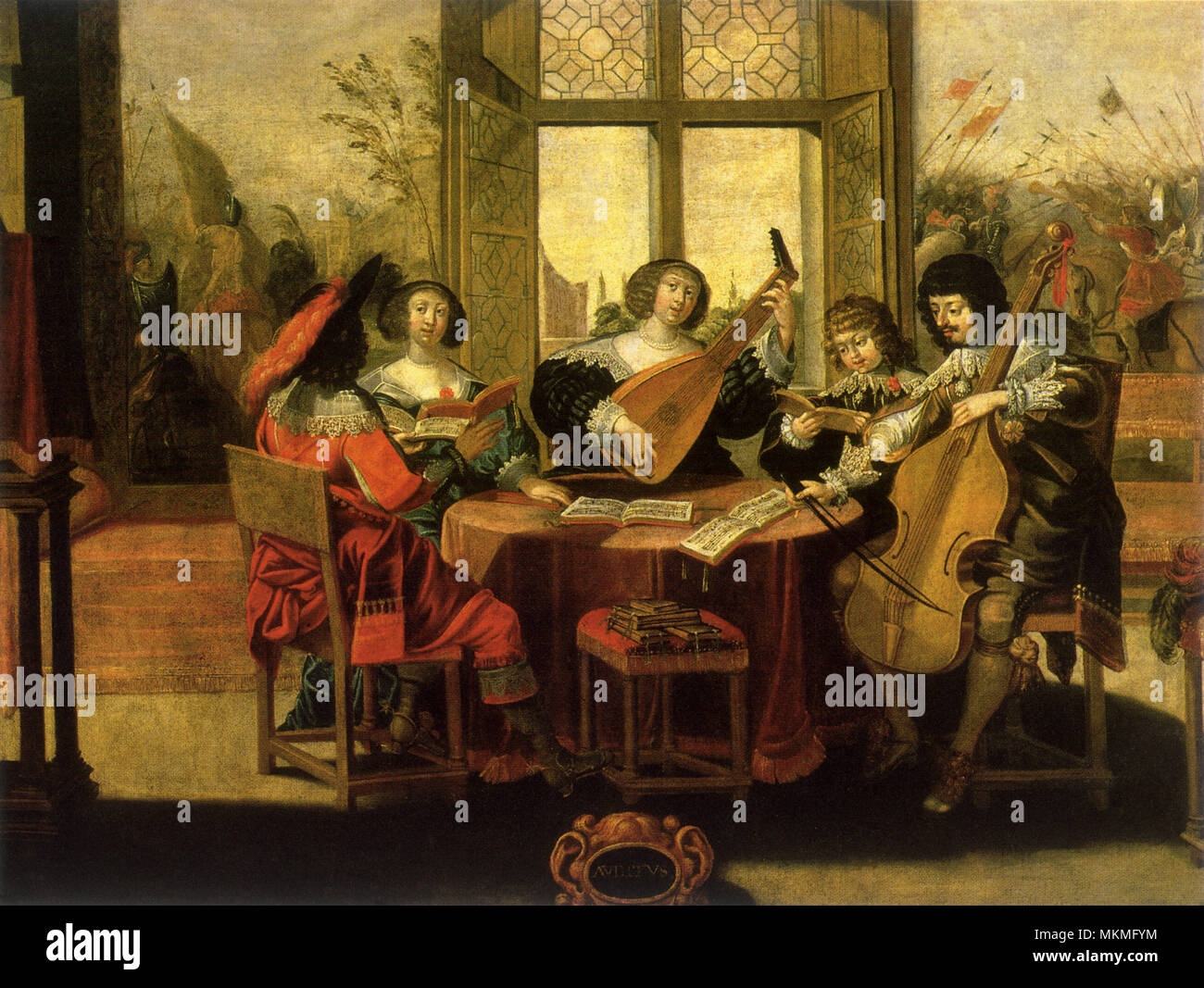 Round Table Concert Stock Photo - Alamy