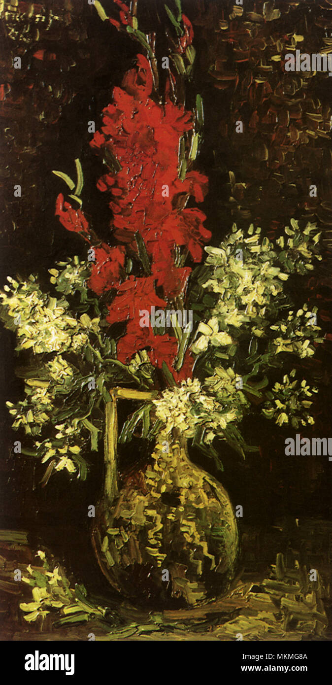 Flowers in a Pitcher Stock Photo - Alamy