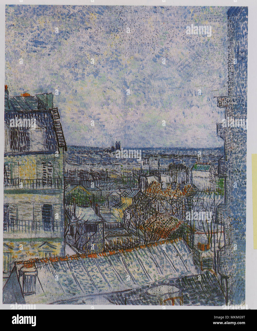 Paris Window View Stock Photo - Alamy