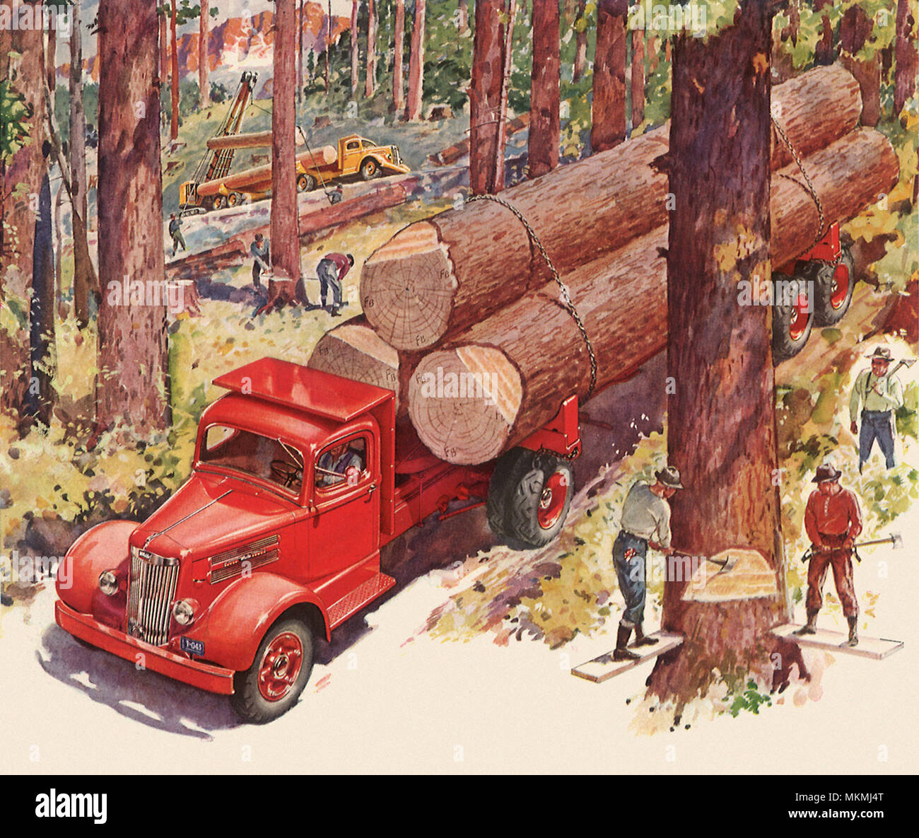 Vintage flatbed truck hi-res stock photography and images - Alamy