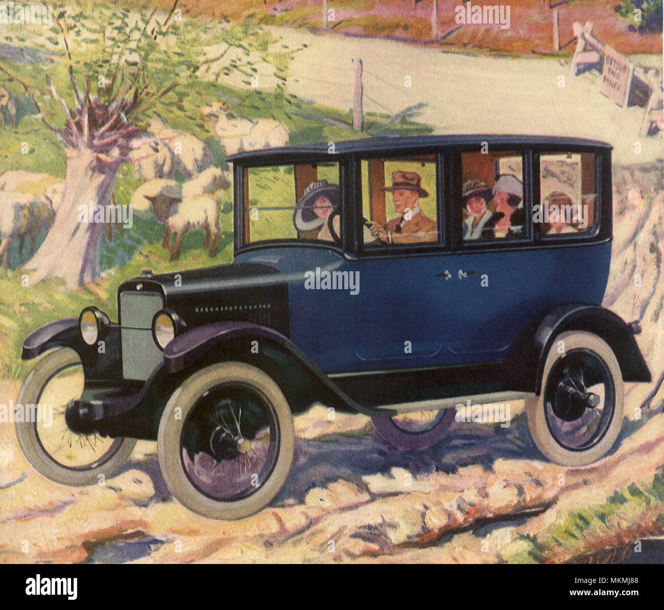 1920 Willys-Overland Model 4 Stock Photo - Alamy