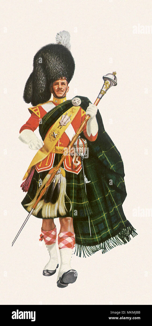 Gordon highlander hi-res stock photography and images - Alamy