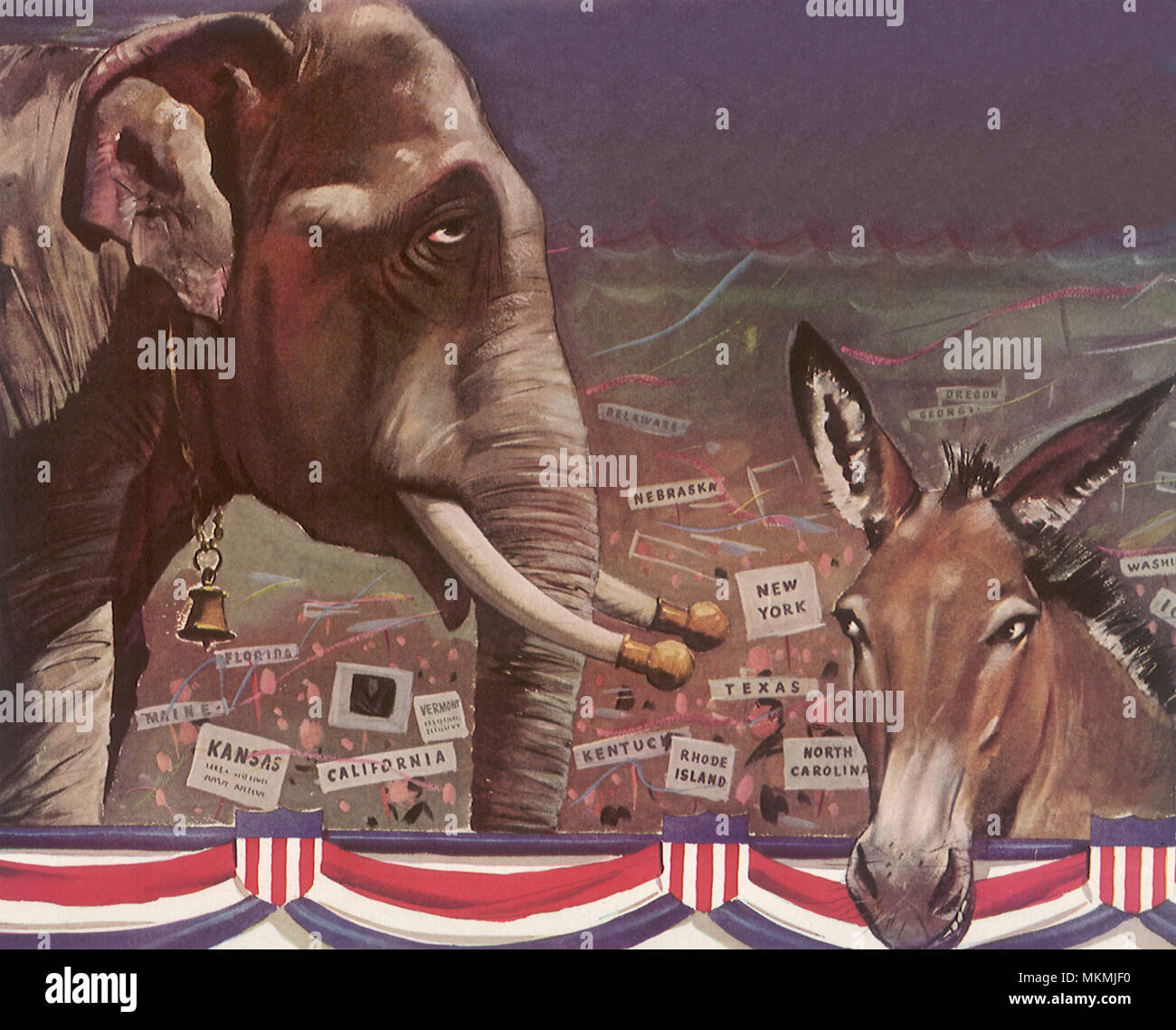 Democratic and republican symbols hi-res stock photography and images ...