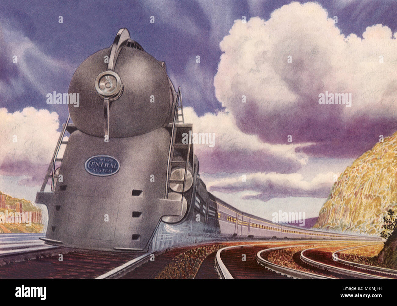 White locomotive hi-res stock photography and images - Alamy