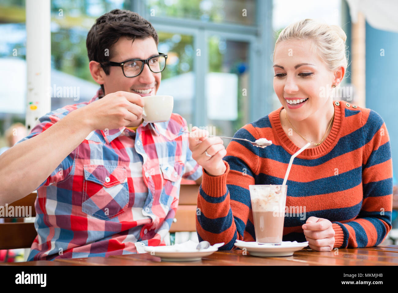 Germany couple cafe hi-res stock photography and images - Alamy