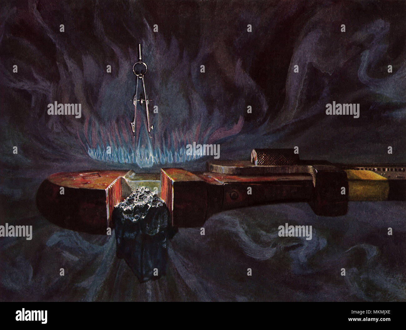 Gas Production Symbols Stock Photo - Alamy