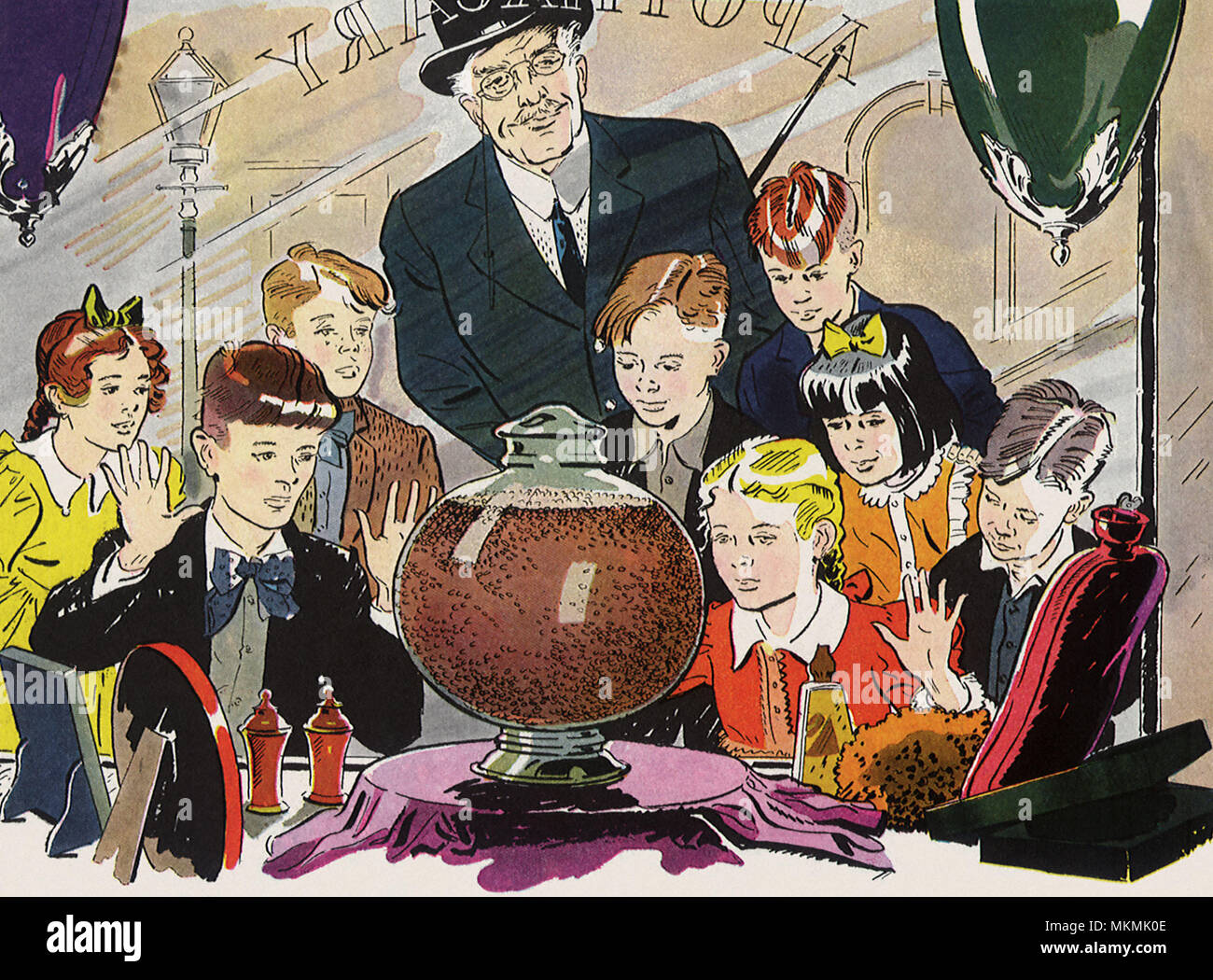 Kids and Guessing Game Stock Photo - Alamy