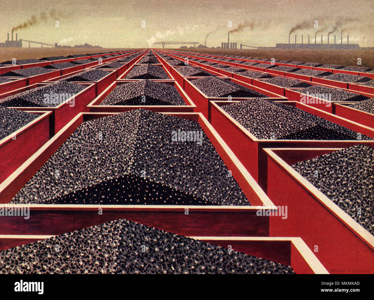 Tons of Coal Stock Photo - Alamy