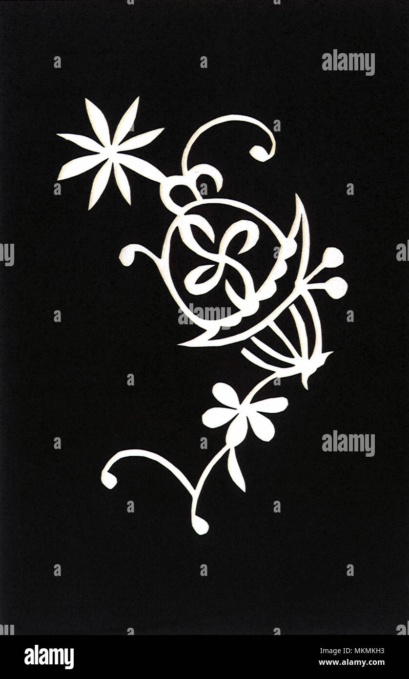 Stylized flower pattern hi-res stock photography and images - Alamy