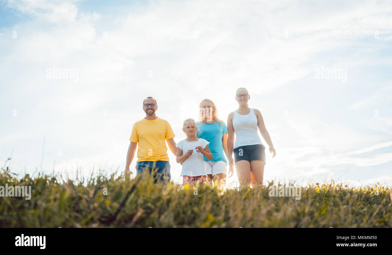 Family walk countryside hi-res stock photography and images - Alamy
