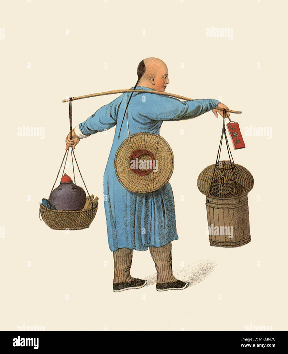 Chinese Snake Seller Stock Photo - Alamy