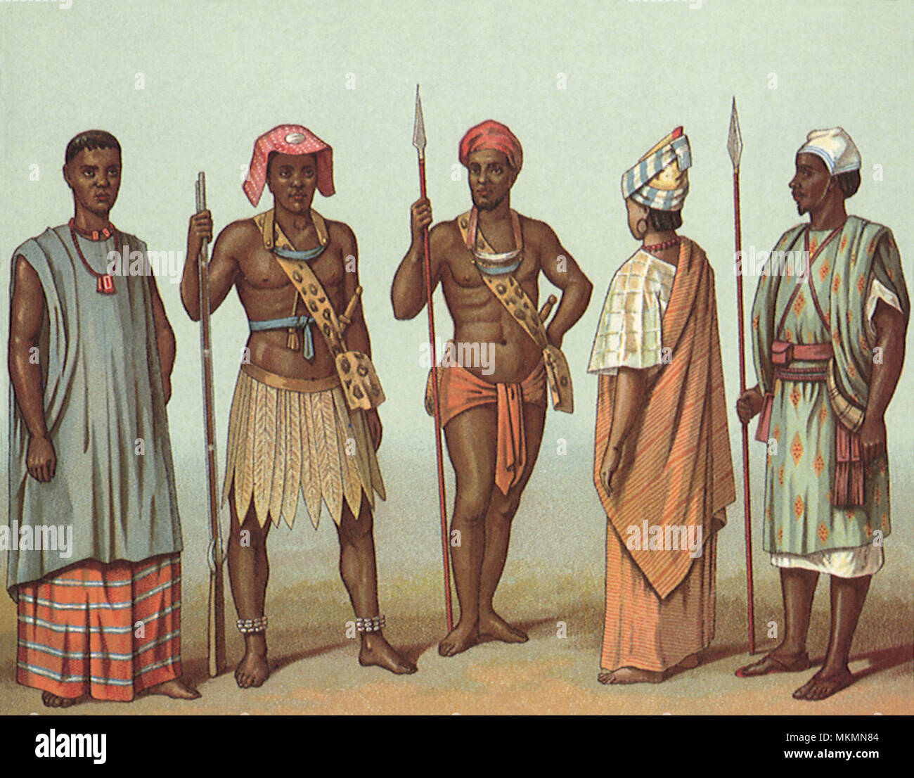 S. African Tribesmen Stock Photo - Alamy