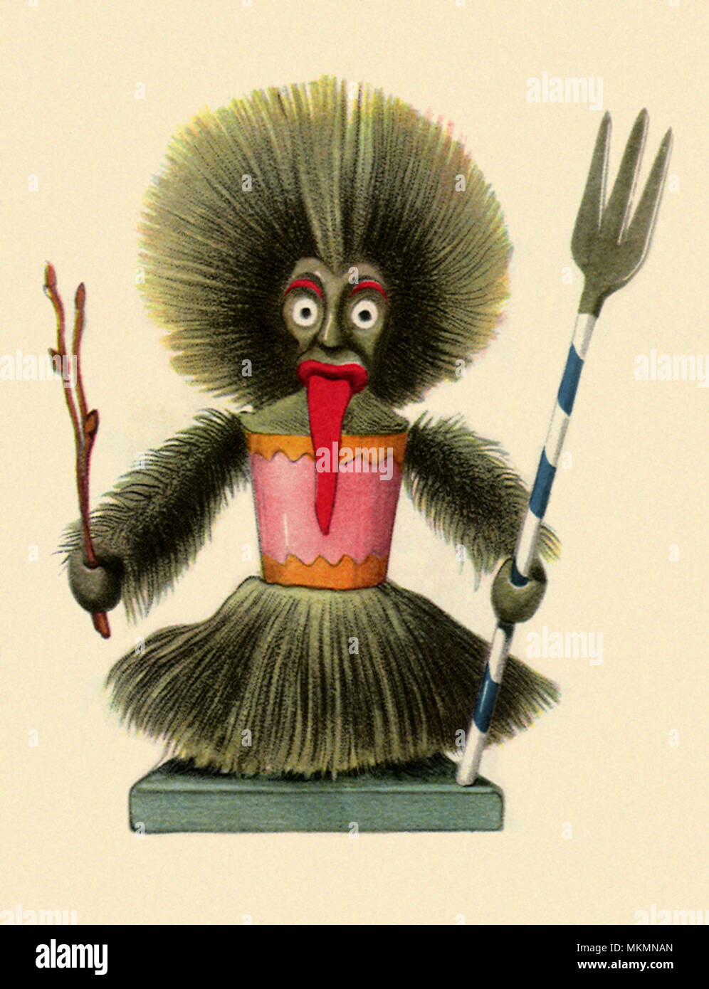 Hairy Toy Devil Stock Photo - Alamy