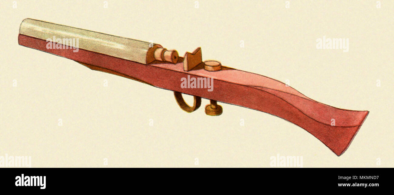 Wooden Toy Gun Stock Photo - Alamy