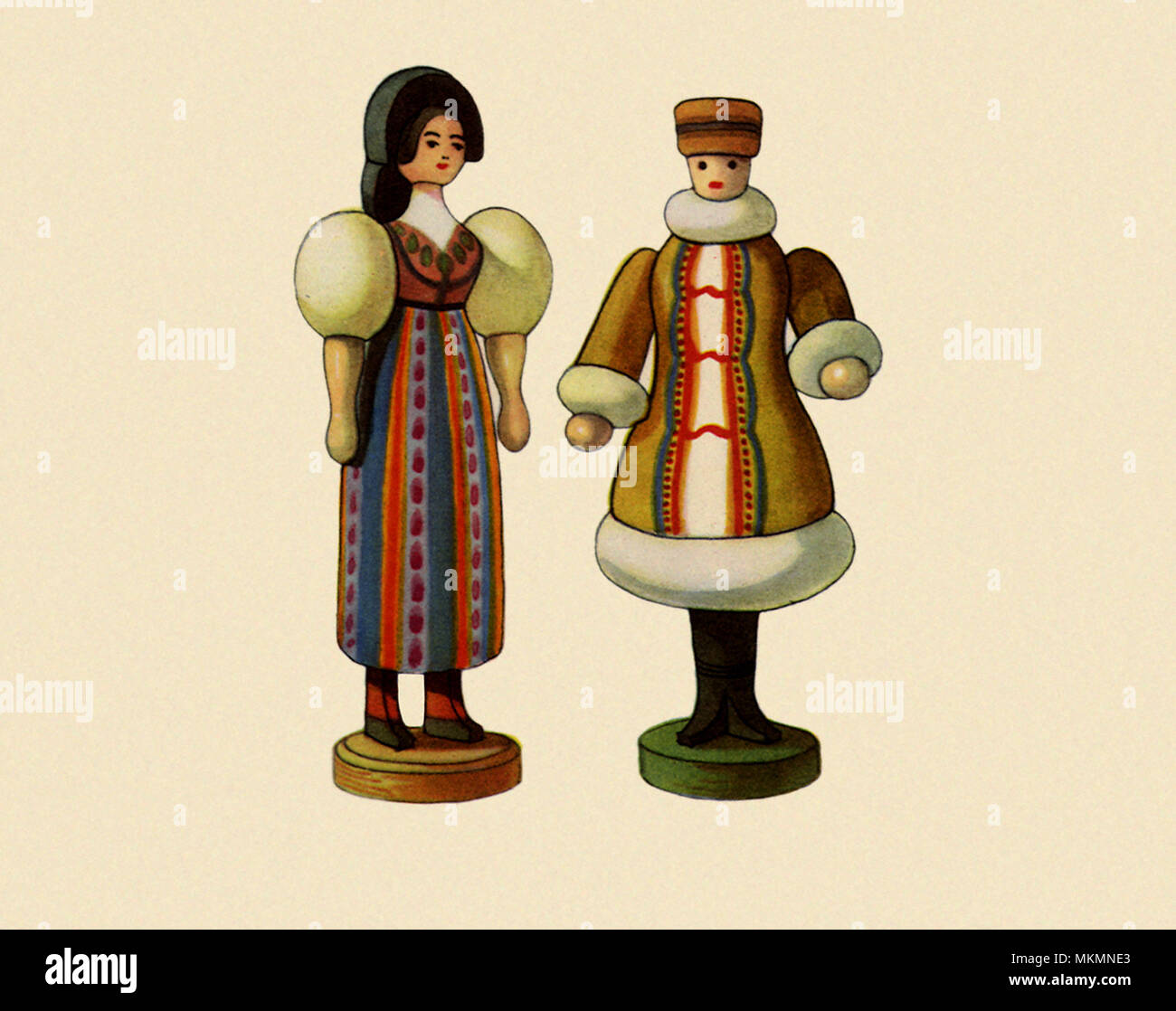 National costume dolls hi-res stock photography and images - Alamy