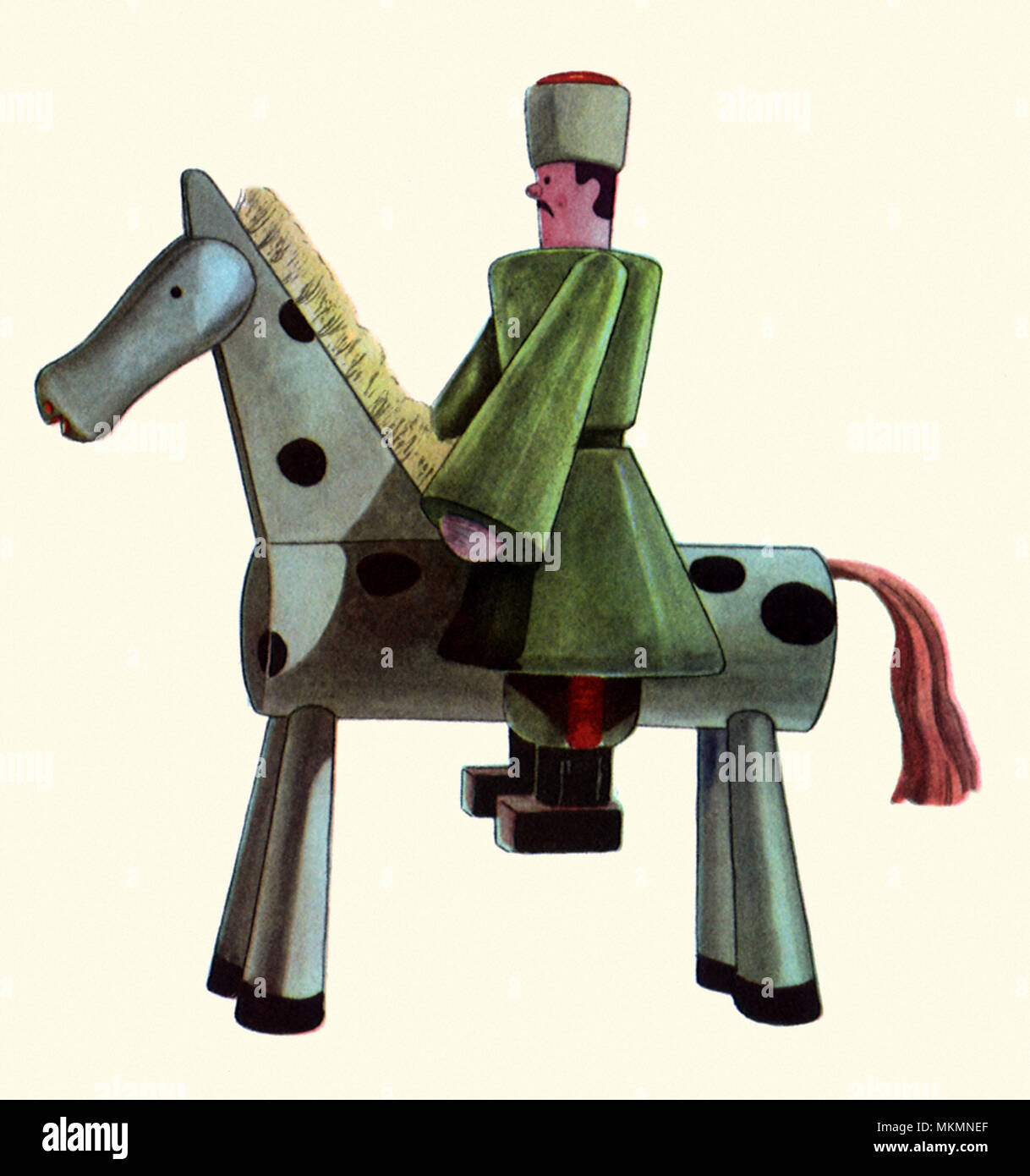 Toy wooden horse man hi-res stock photography and images - Alamy