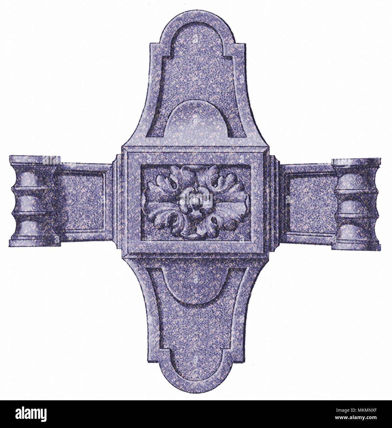 Cross shaped designs hi-res stock photography and images - Alamy