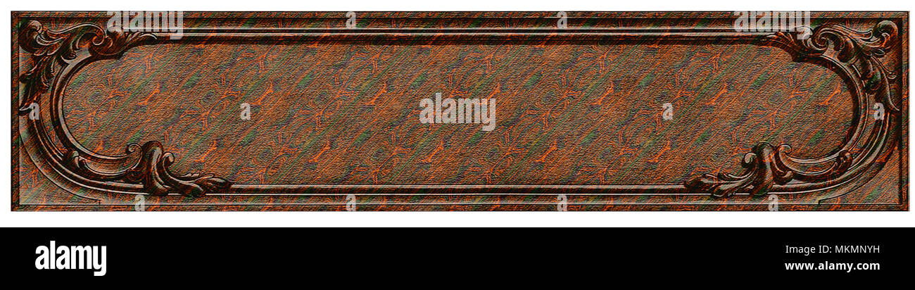 Scrolling Leaf Element Stock Photo - Alamy