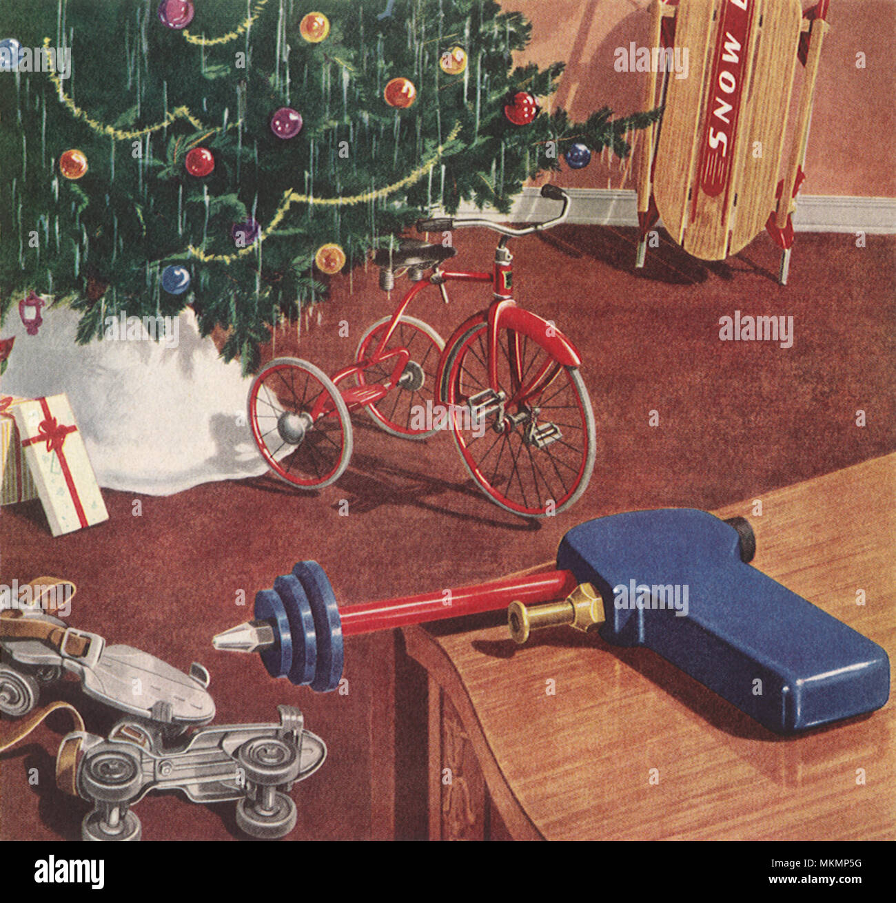 Presents opened hi-res stock photography and images - Alamy