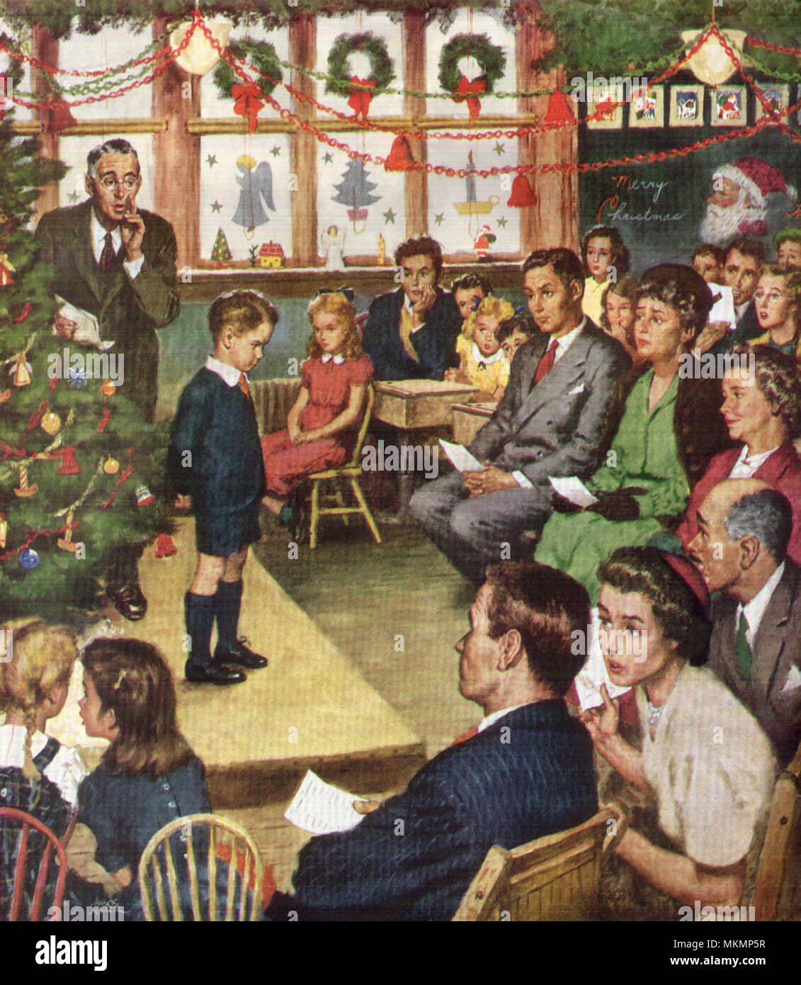 Christmas Pageant Mishap Stock Photo - Alamy