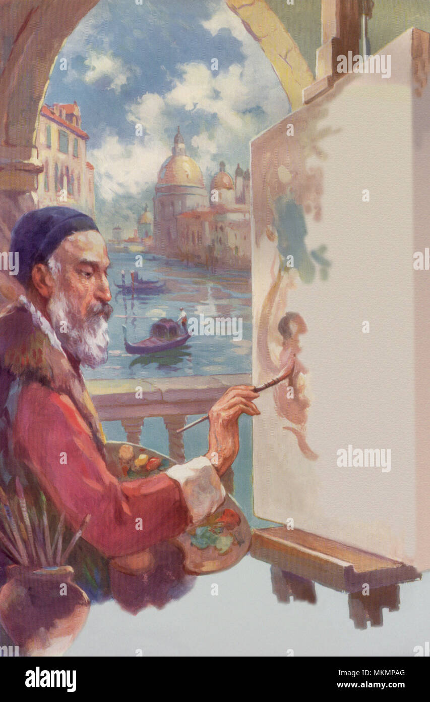 Titian at the Window Stock Photo - Alamy