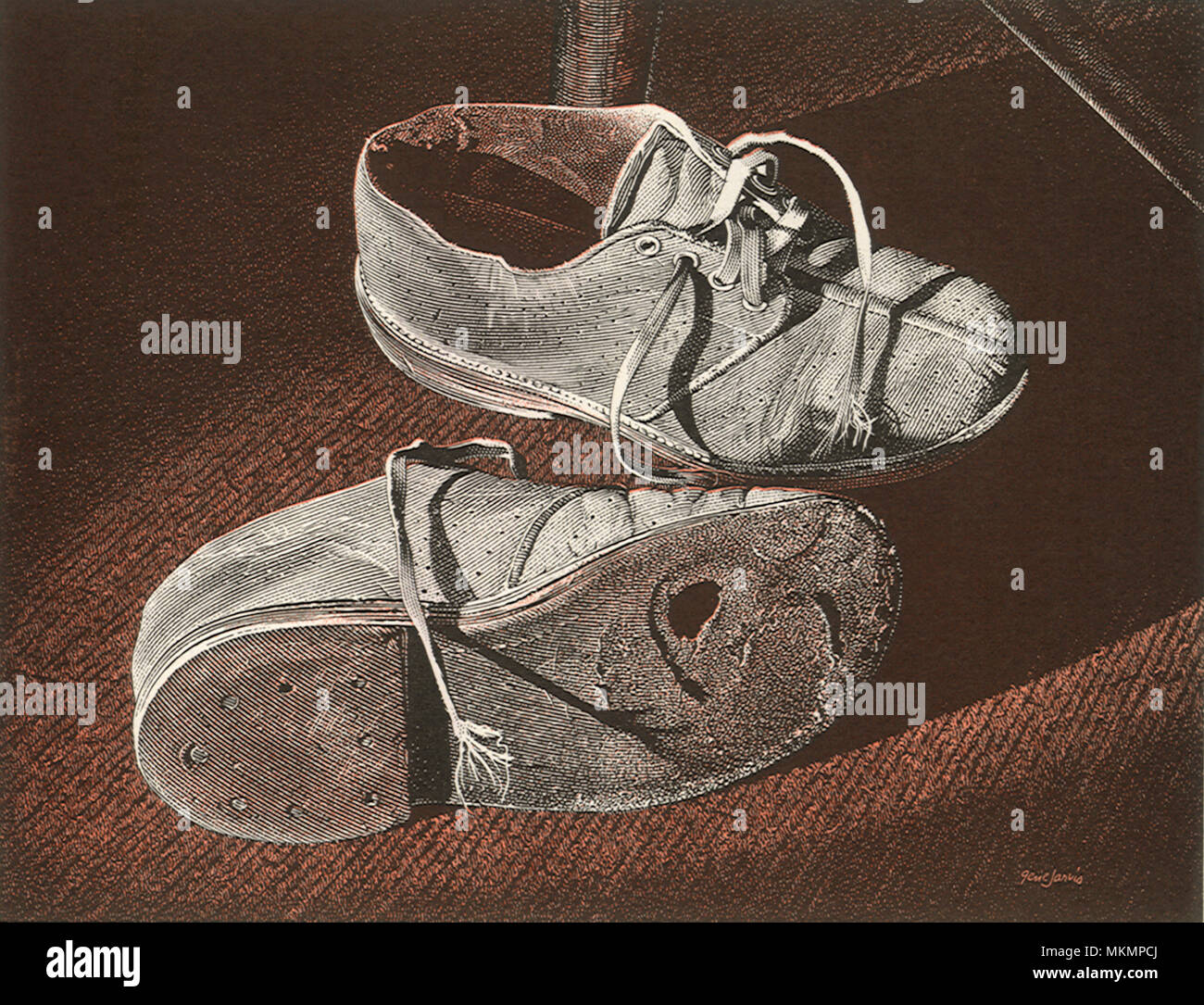 Worn through shoes hi-res stock photography and images - Alamy