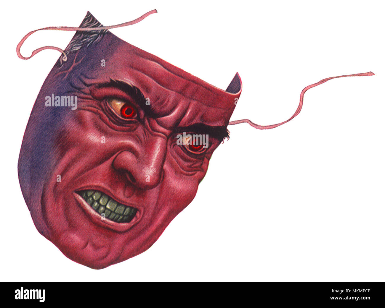 Thespian mask hi-res stock photography and images - Alamy