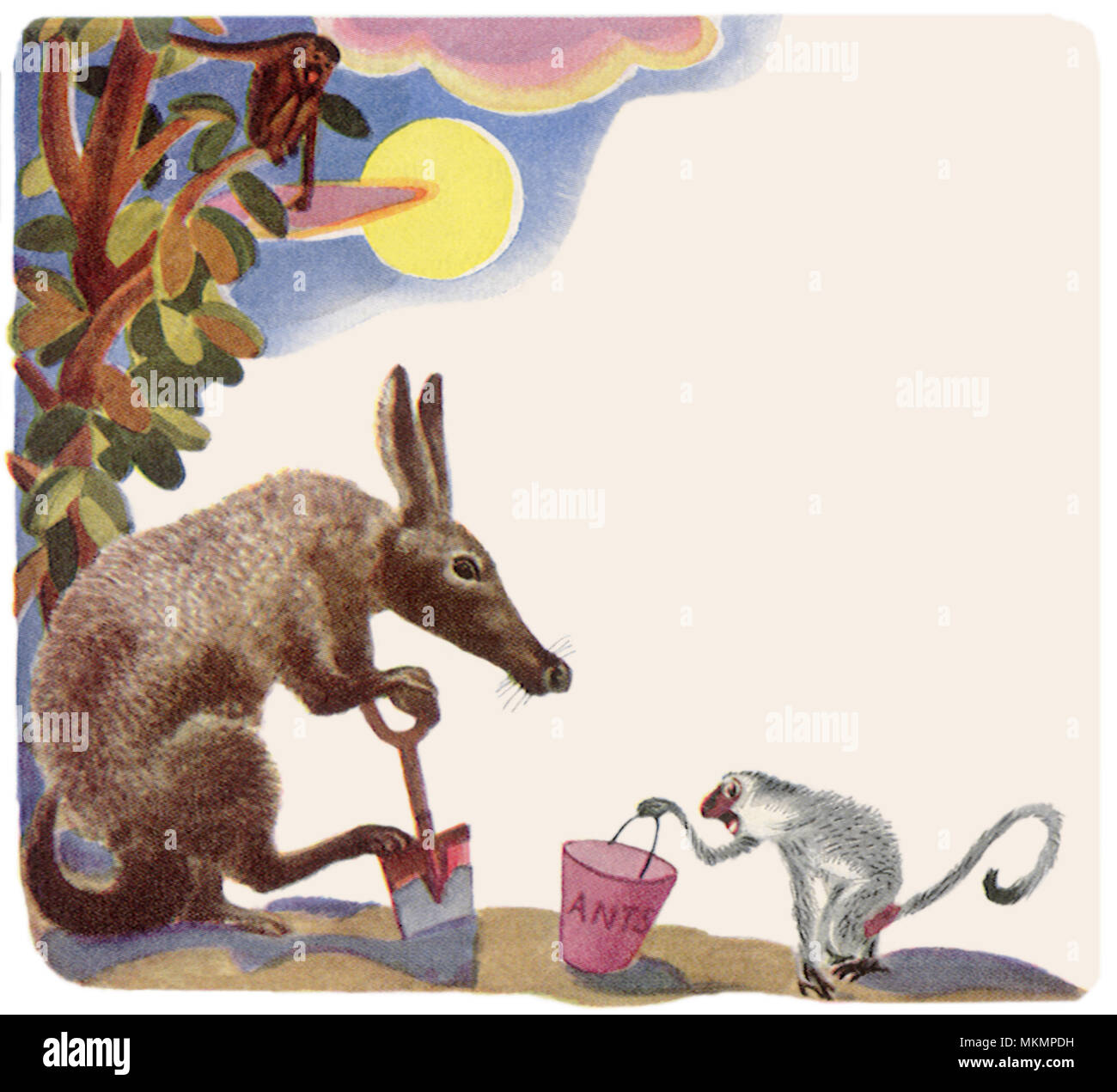 Digging for Ants Stock Photo - Alamy