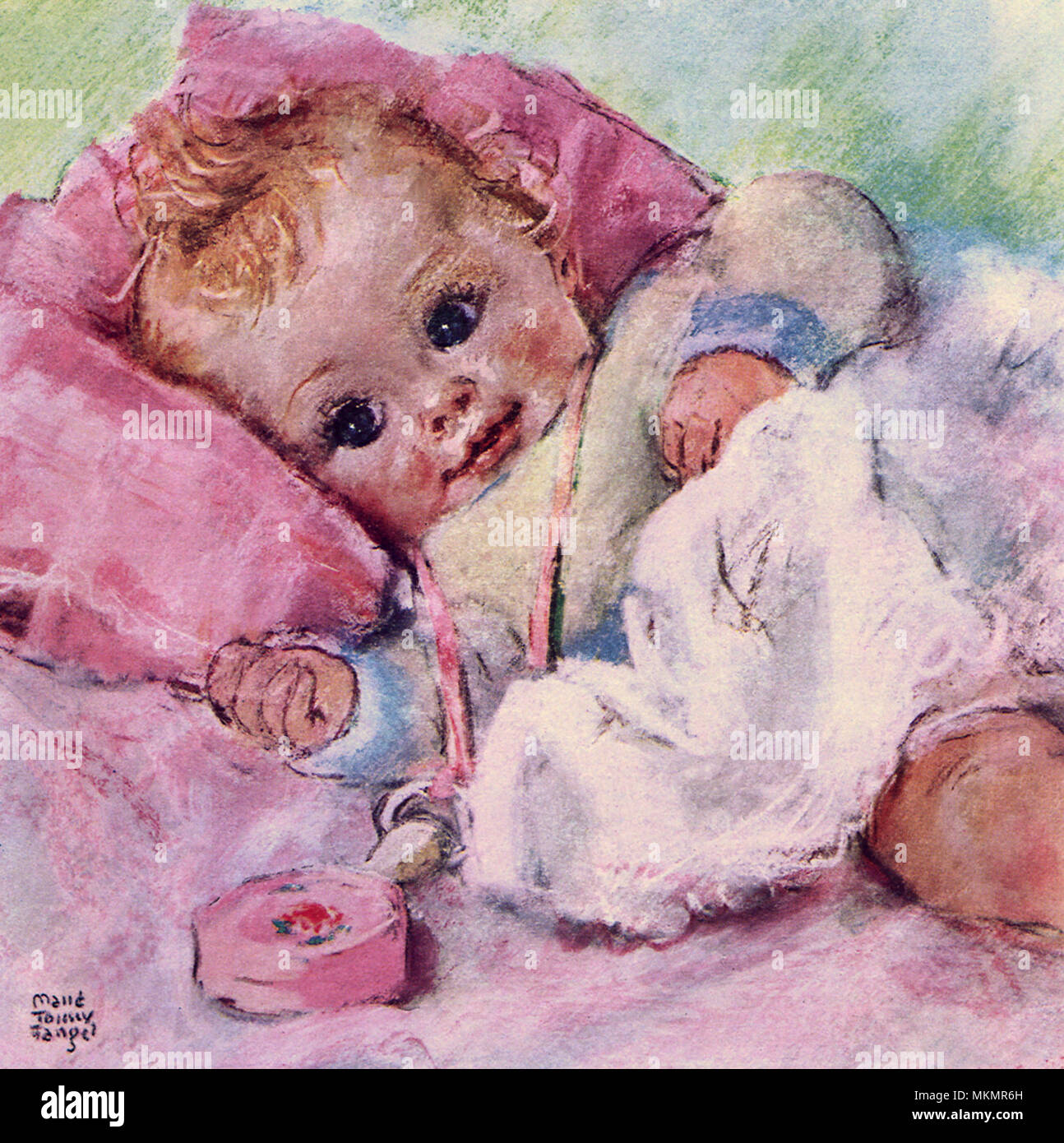 Vintage Wooden Baby Rattles