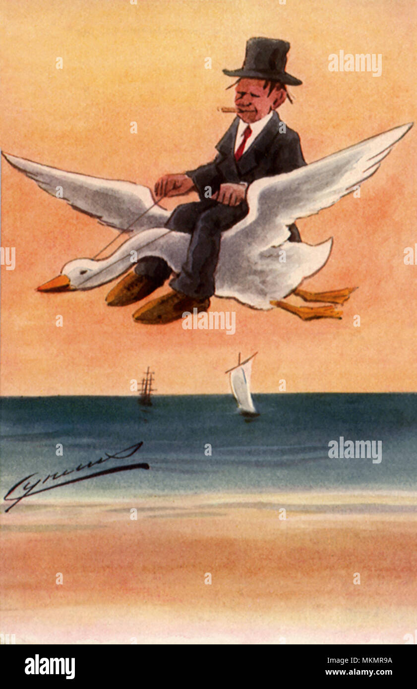 Man and goose hi-res stock photography and images - Alamy