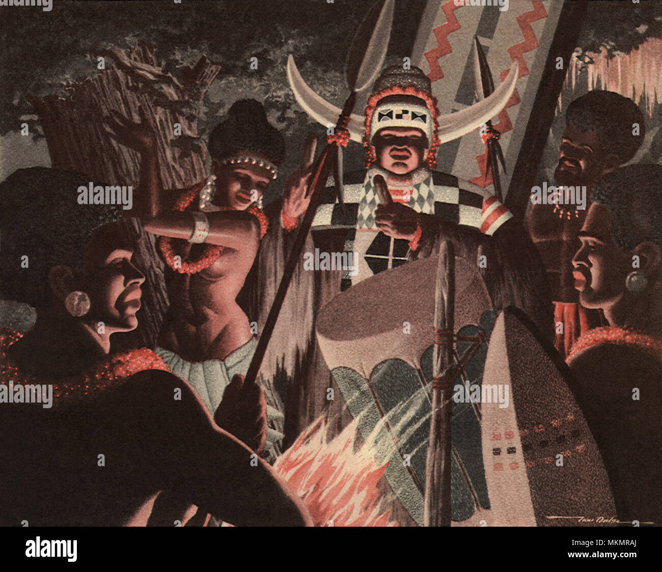 Vintage tribal imagery hi-res stock photography and images - Alamy