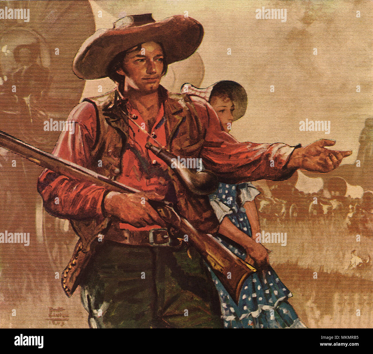 American west pioneers hi-res stock photography and images - Alamy