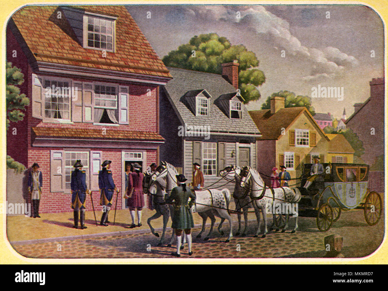 George washington philadelphia home hi-res stock photography and images ...