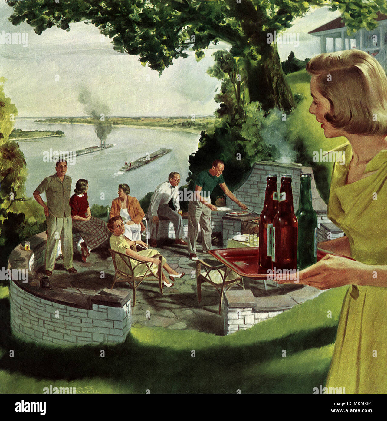 Vintage riverside hi-res stock photography and images - Alamy