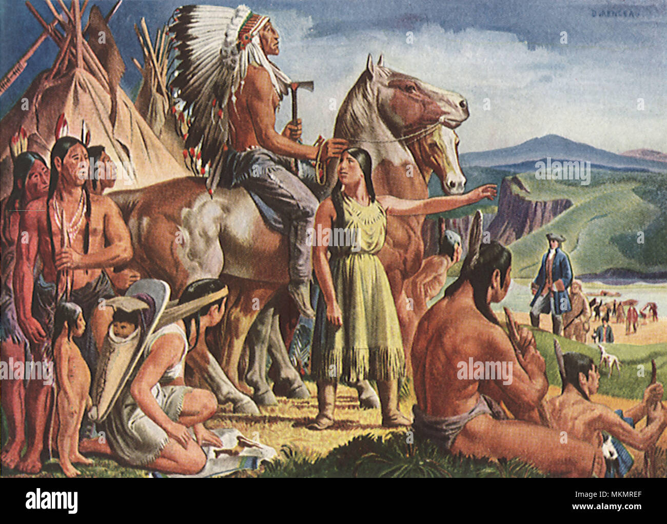 Shoshone indians hi-res stock photography and images - Alamy