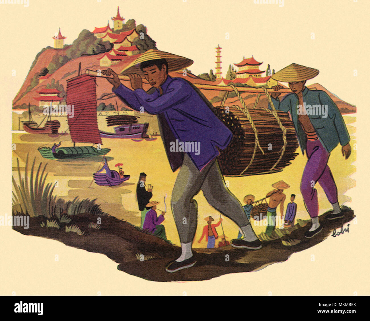 Chinese coolies hi-res stock photography and images - Alamy