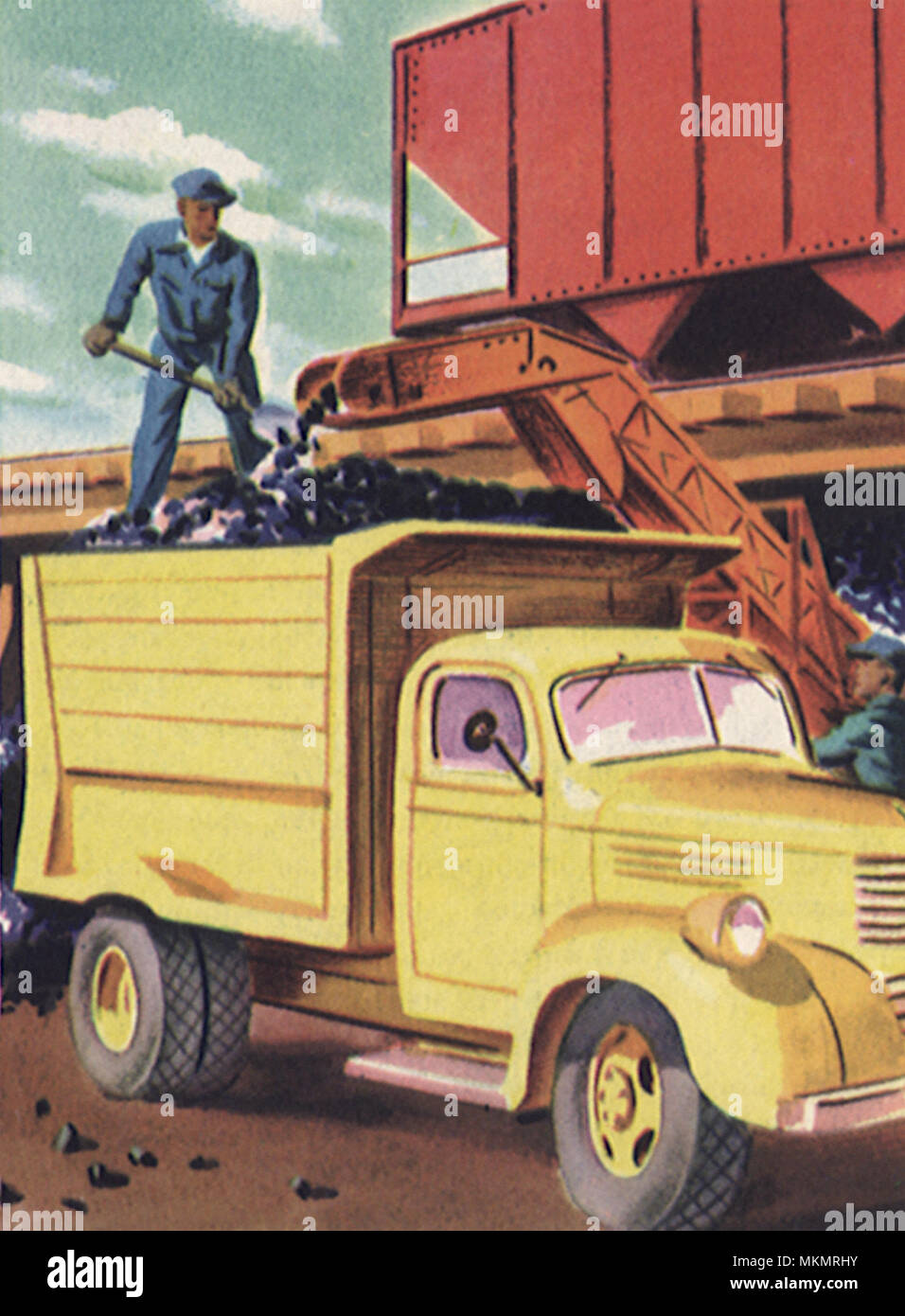 Coal truck hi-res stock photography and images - Alamy