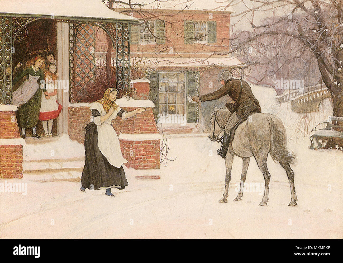 Victorian postman hi-res stock photography and images - Alamy