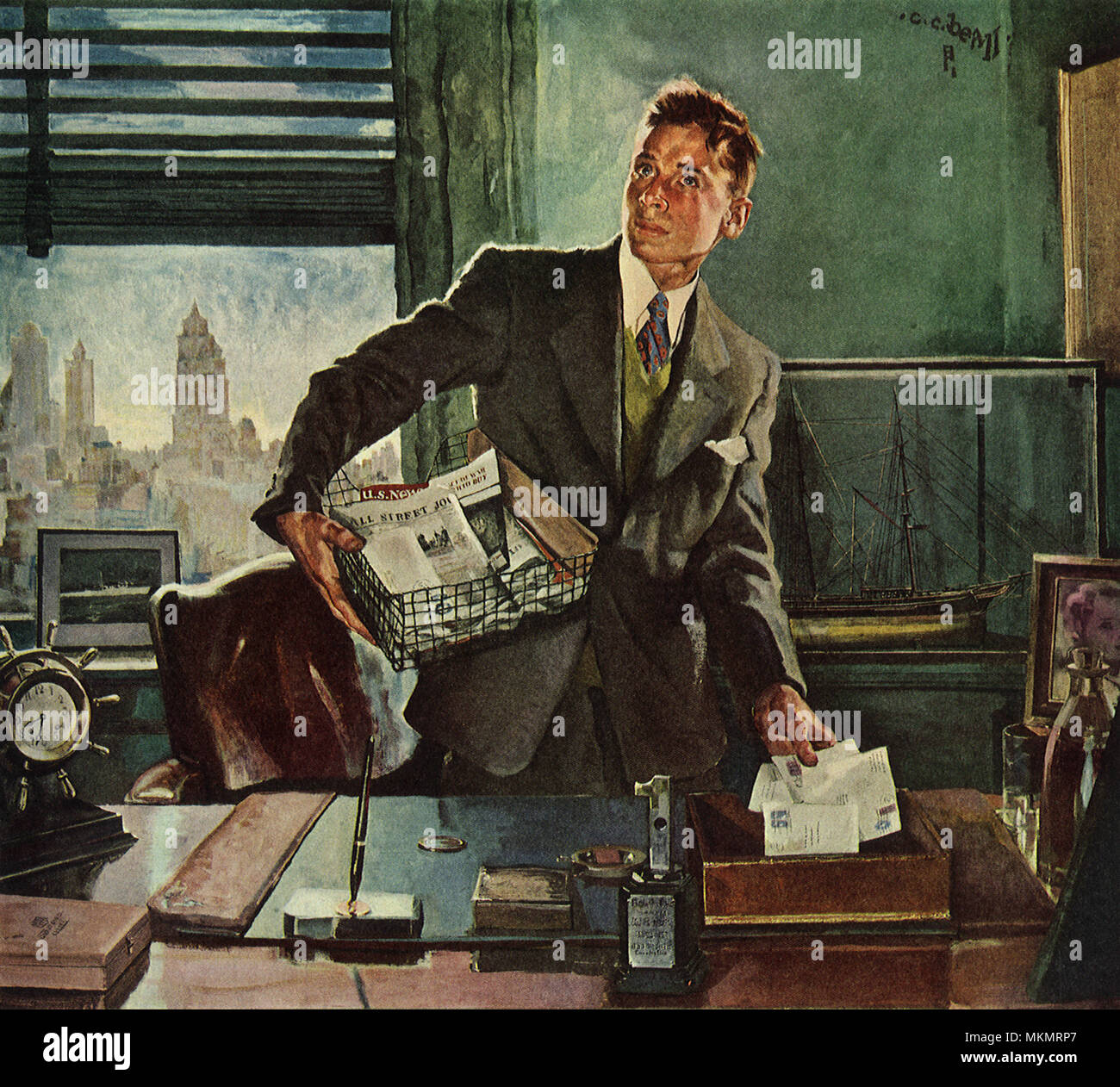 Vintage mail box hi-res stock photography and images - Alamy