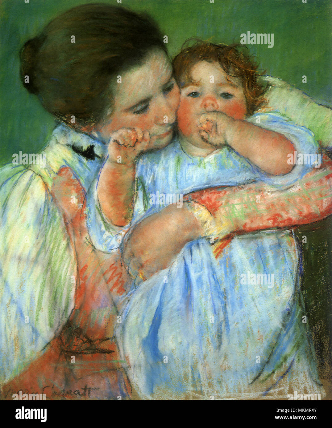 Mother and Child Embrace Stock Photo - Alamy