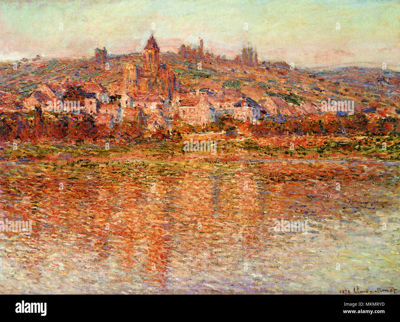 Landscape at vetheuil hi-res stock photography and images - Alamy