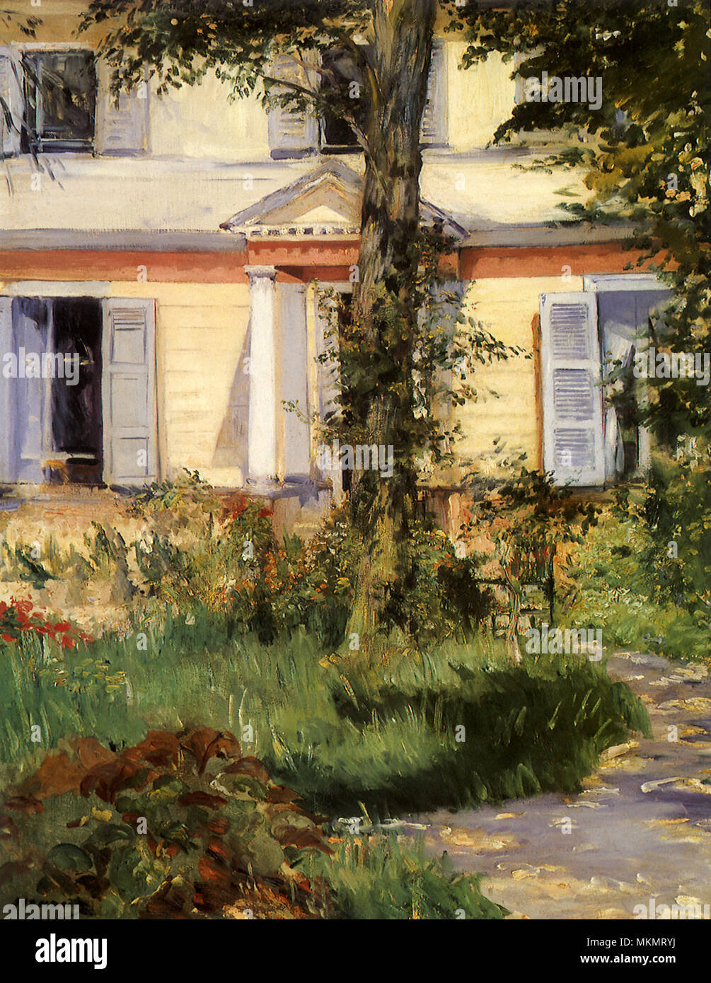 Edouard manet garden hi-res stock photography and images - Alamy