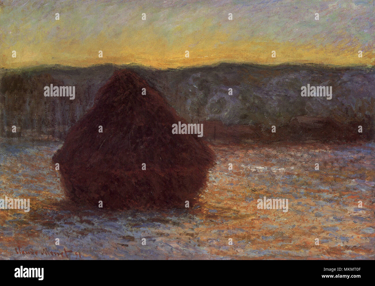 Grainstack monet hi-res stock photography and images - Alamy