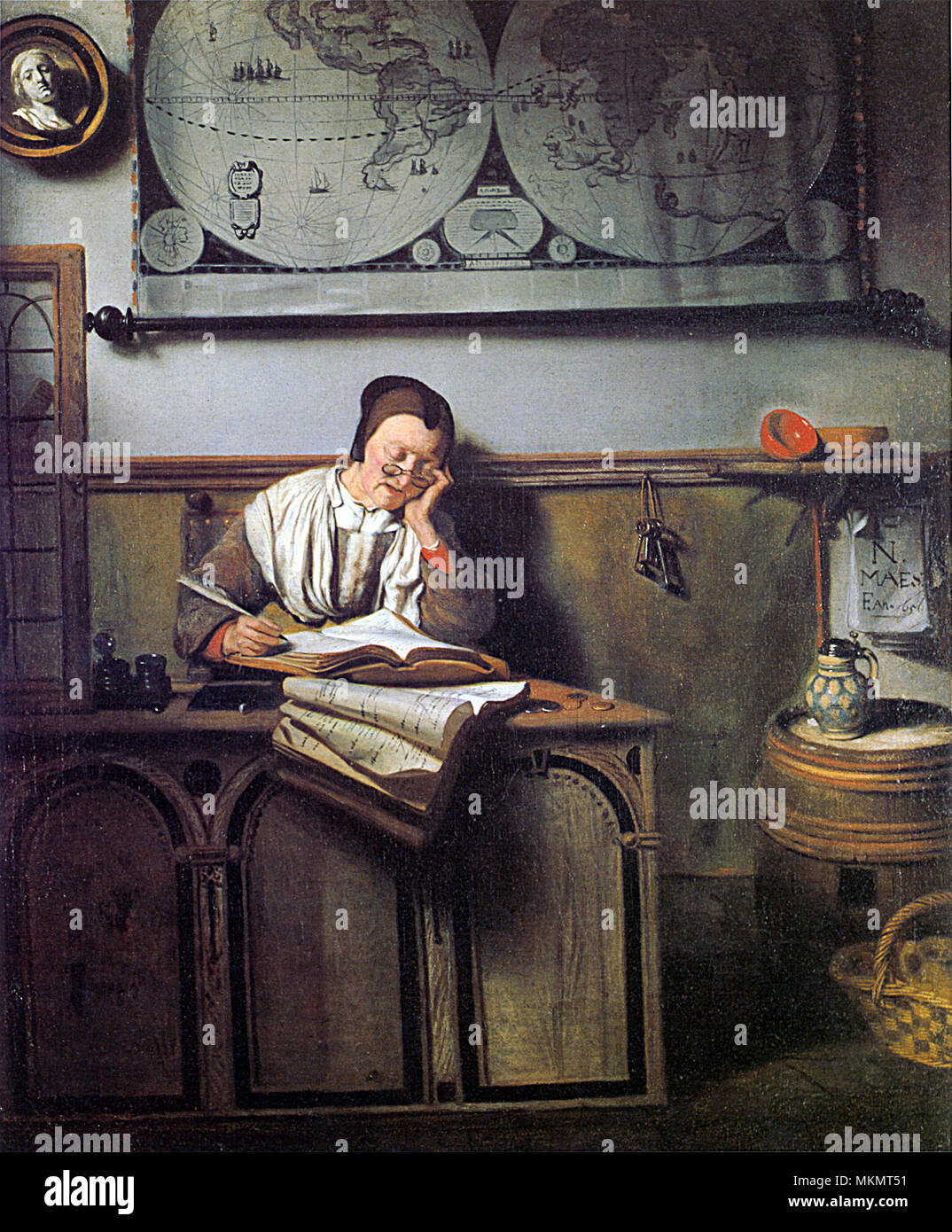 The Account Keeper Stock Photo - Alamy
