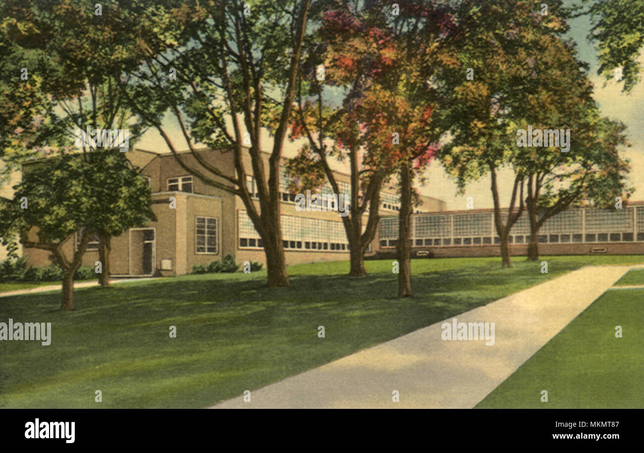 Ferris Institute East Building. Big Rapids Stock Photo - Alamy