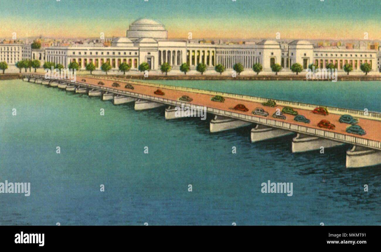 M.I.T. and Harvard Bridge. Cambridge Stock Photo - Alamy