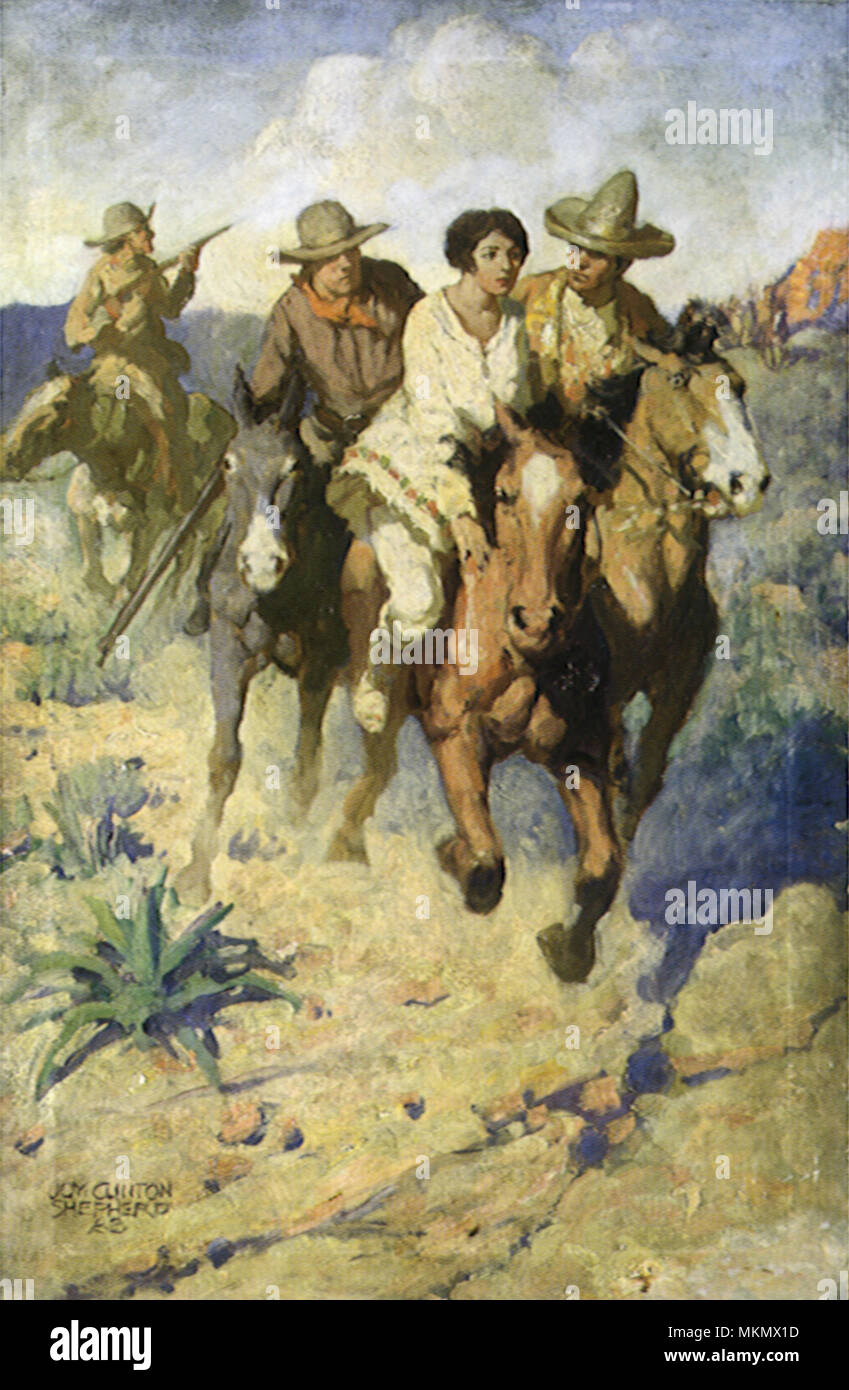 Outrunning the Bad Guys Stock Photo - Alamy